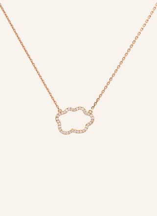 Vieri Vieri Kette Wolke Silhouette Brillanten rosegold