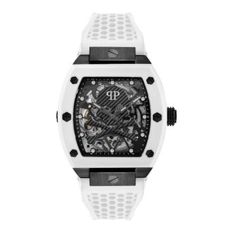 Philipp Plein Homme, Accessoires, Blanc, Taille: ONE Size The $keleton 44mm