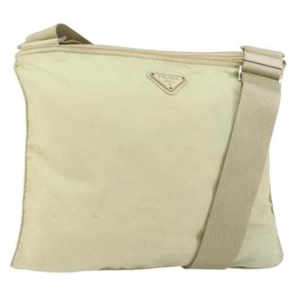 Prada Pre-owned Nylon Cross Body Bag - - Pre-owned - Damen - Beige - ONE SIZE
