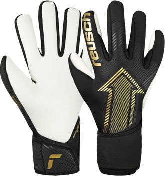 Reusch Fastgrip Silver griffige und atmungsaktive Torwarthandschuhe Fußballhandschuhe für Erwachsene für Männer und Frauen geeignet für alle Wetterbedingunge