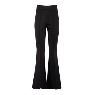 Nenette Schlaghose mit Milano-Eins&auml;tzen - - Trousers - Damen - Schwarzk - XL