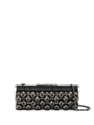 Chanel minaudi&egrave;re &agrave; imprim&eacute; peau de python - Noir