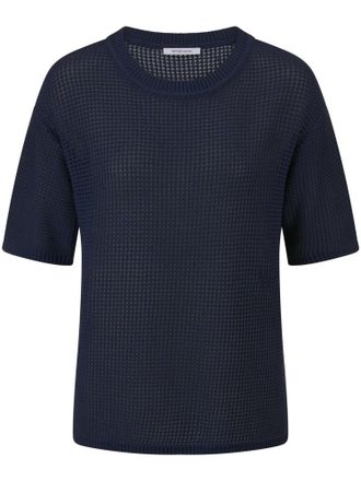 Peter Hahn Rundhals-Pullover Peter Hahn blau