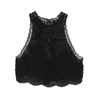 Ermanno Scervino Femme, Tops, Noir, Taille: 36 FR Sleeveless Top