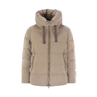 Moorer Femme, Vestes, Beige, Taille: 40 FR Gadia-OS Down Caban