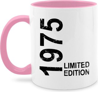 Shirtracer Tasse Tassen 325ml - Limited Edition 1975 I 50 Jahre Geburtstag Geschenk 50. Geburtstag I Geschenke f&uuml;r 50 j&auml;hrige I 50ter I F&uuml;nfzigster Geschenke 50e