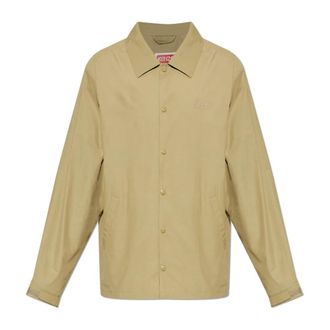 Kenzo Signature Leichte Coach Jacke - - Jackets - Herren - Gr&uuml;n - M