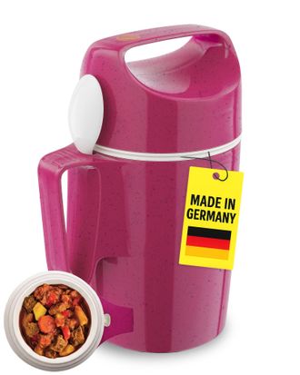 Rotpunkt Thermobeh&auml;lter f&uuml;r Essen 850 ml inkl. L&ouml;ffel - Thermo Lunchbox Hei&szlig; & Kalt I Made in Germany I Hochwertiger Thermo Essensbeh&auml;lter (Dirk 850, Pitaya)