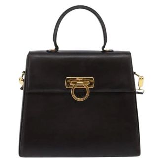 Ferragamo Sac &agrave; main Pre-owned - Femme - Pre-owned - Brun - Taille: ONE Size