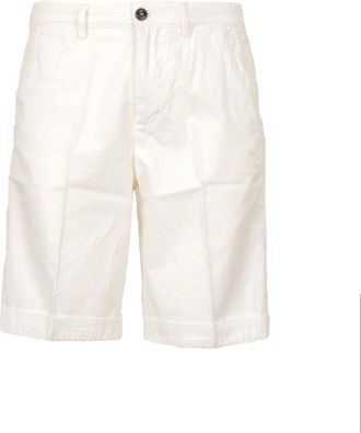 40weft 40Weft, Homme, Shorts, Blanc, Taille: L Bermuda Chino Coupe Droite