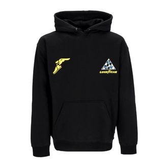 HUF Grand Prix Schwarzer Hoodie Langarm - - Sweatshirts & Hoodies - Herren - Schwarzk - XL