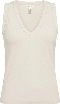 Part Two Femme, Tops, Beige, Taille: 44 FR Nikkia Sleeveless Top