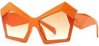 Generic Lunettes de soleil oeil de chat pour homme et femme - Lunettes de soleil rétro pour tir de rue - Pare-soleil décoratif, F, Medium
