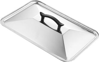 Cabilock asiatische k&uuml;che warmhalten Scheuerschutzabdeckung Kochgeschirrdeckel Bratpfannen Platten hei&szlig;er Topf Tablett gegrillte Fischplatte Pfannenabdeckung M