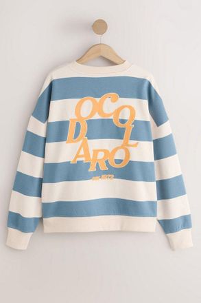 Next Sweater Sweatshirt, Streifen und Grafik, Colarado City (1-tlg)