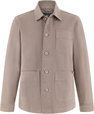 Boggi Milano buttoned shirt jacket - Nude