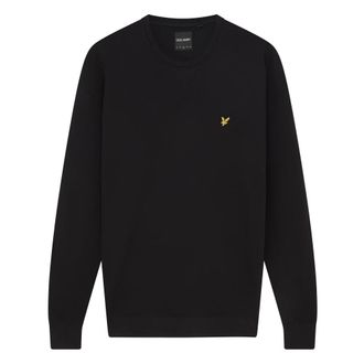 Lyle & Scott Crew Neck Sweatshirt mit mittlerer Schicht - - Sweatshirts & Hoodies - Herren - Schwarzk - S