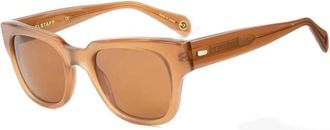 Belstaff Femme, Accessoires, Brun, Taille: ONE Size Acetate Square Frame Lunettes de soleil