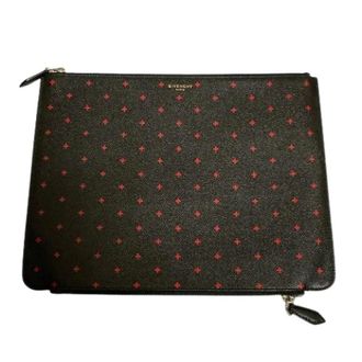 Givenchy Pre-owned W Zip Cross Dot Leder Clutch Bag - - Pre-owned - Damen - Schwarzk - ONE SIZE