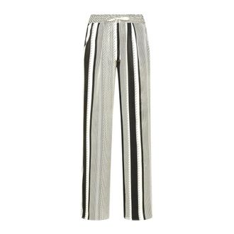 Kiton Seidenhose mit edlem Stichmuster - - Trousers - Damen - Grau - L