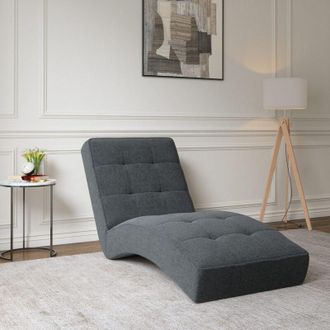 E-MEUBLES Chaiselongue Sitz- und Liegesessel Sofa Elegantes Liegesessel 1-Sitzer, f&uuml;r Wohnzimmer und Relax-Bereiche (BxHxT): 73x79x170 cm - Chaiselongue Livano
