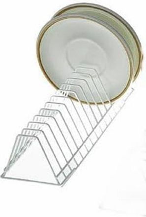 Lacor 69213 Halterung für Kleine Teller, beschichteter Draht, 35 x 9,5 cm