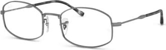 Ray-Ban Brille mit eckigem Gestell - Grau