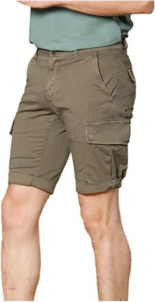 Mason's Homme, Shorts, Vert, Taille: XL Bermudas bolsillos