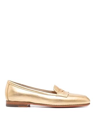 Santoni Mocassins - M&eacute;tallique