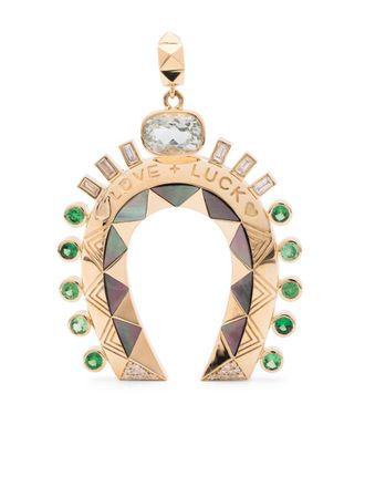 Harwell Godfrey pendentif Major Love + Luck Horseshoe en or 18ct