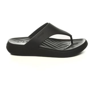 Crocs Femme, Chaussures, Noir, Taille: 40 EU Getaway Triangle Flip