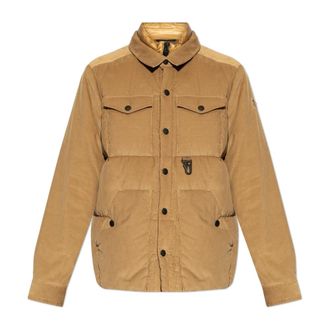 Moncler Lech Cordjacke Daunenjacke - - Jackets - Herren - Braun - XL