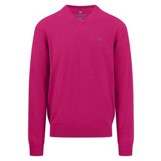 Fynch-Hatton Superfine Cotton | V-Neck Feinstrickpullover Malaga/M