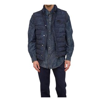 Etro Daunenjacken-Weste - - Jackets - Herren - Blau - M