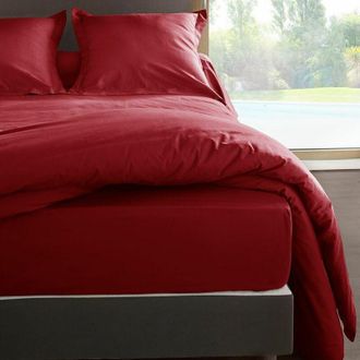AC-Déco Ac-deco - Housse de couette Rubis en percale 260 x 240 cm