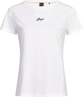 HUGO BOSS T-shirt &agrave; col rond en coton