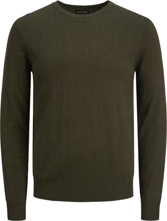 Jack & Jones Jack & Jones JJEEMIL Knit Crew Neck NOOS Herren, Olive Night/Detail:Melange, XXL