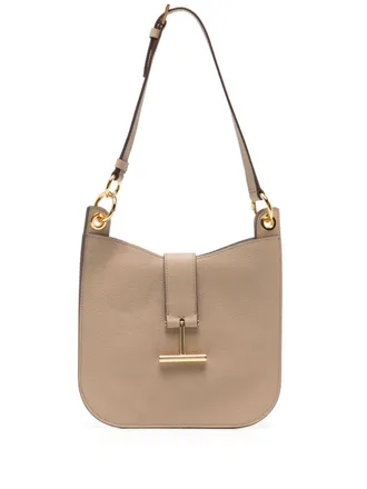 Tom Ford petit sac porté épaule Tara - Marron