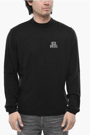 Diesel Wool And Cashmere Crewneck Sweater K-CREWK-OUT-B size Xxl