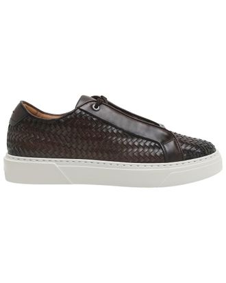 HUGO BOSS Premium-Sneaker aus geflochtenem Glattleder selected by SHOHEI OHTANI in