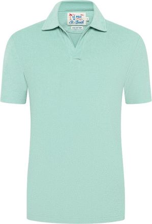 MC2 Saint Barth Glattes Poloshirt aus einem Lyocell-Baumwolle-Mix in