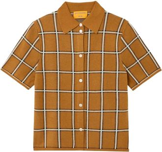 Guest In Residence Femme, Blouses et Chemises, Brun, Taille: 40 FR Picnic Plaid Shirt