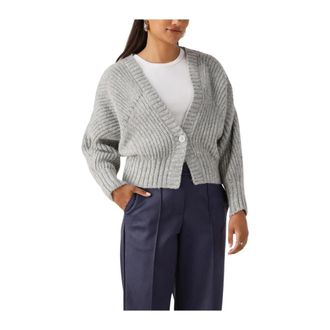 Nukus Graue Strickjacke f&uuml;r Frauen - - Knitwear - Damen - Grau - XL