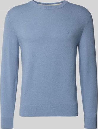 Marc O'Polo Regular Fit Strickpullover aus Baumwoll-Schurwoll-Mix
