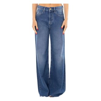 Cycle Luna Stone Wash Flare Loose Jeans - - Jeans - Damen - Blau - W28
