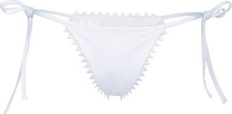 Jacquemus Femme, Maillots de bain, Blanc, Taille: 38 FR Le Bas de Maillot Picot