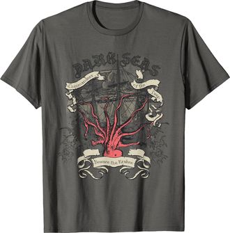 The Awesome Corner Shop DARK SEAS - Kraken Octopus Sailor Sailing Monster T-Shirt
