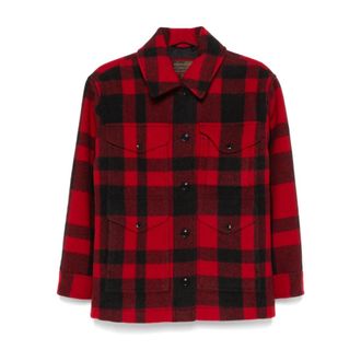 Filson Plaid Jacket - - Jackets - Damen - Rot - M