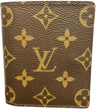 Louis Vuitton Portefeuille Bi-fold Pre-owned en Monogramme - Femme - Pre-owned - Brun - Taille: ONE Size