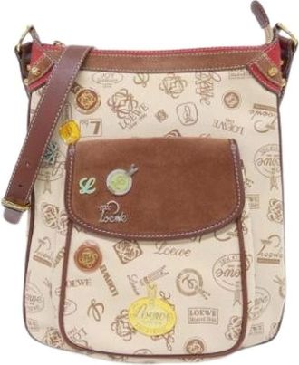 Loewe Sac bandouli&egrave;re Pre-owned - Femme - Pre-owned - Beige - Taille: ONE Size